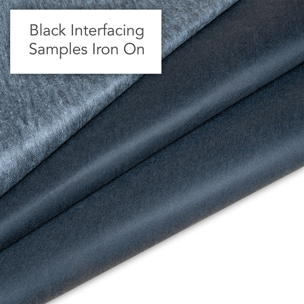Interfacing Samples Black Iron On – Artful Stitch